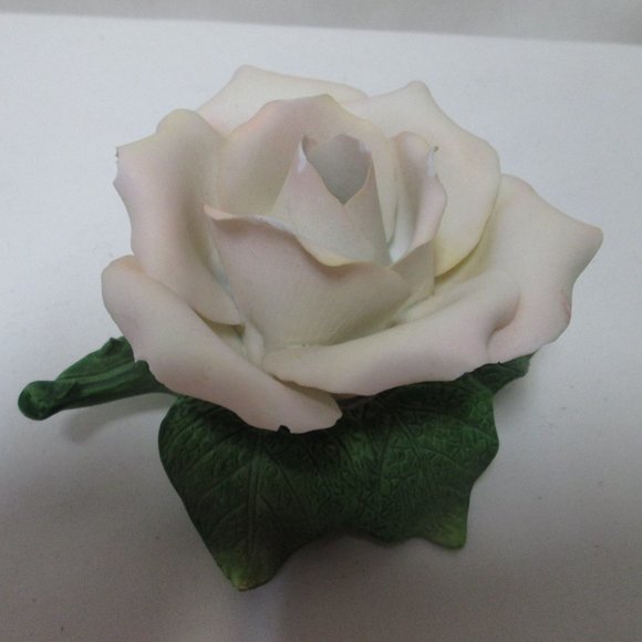 Accents | Vintage Porcelain Rose Lamp Avon Light Pink Green Flower ...